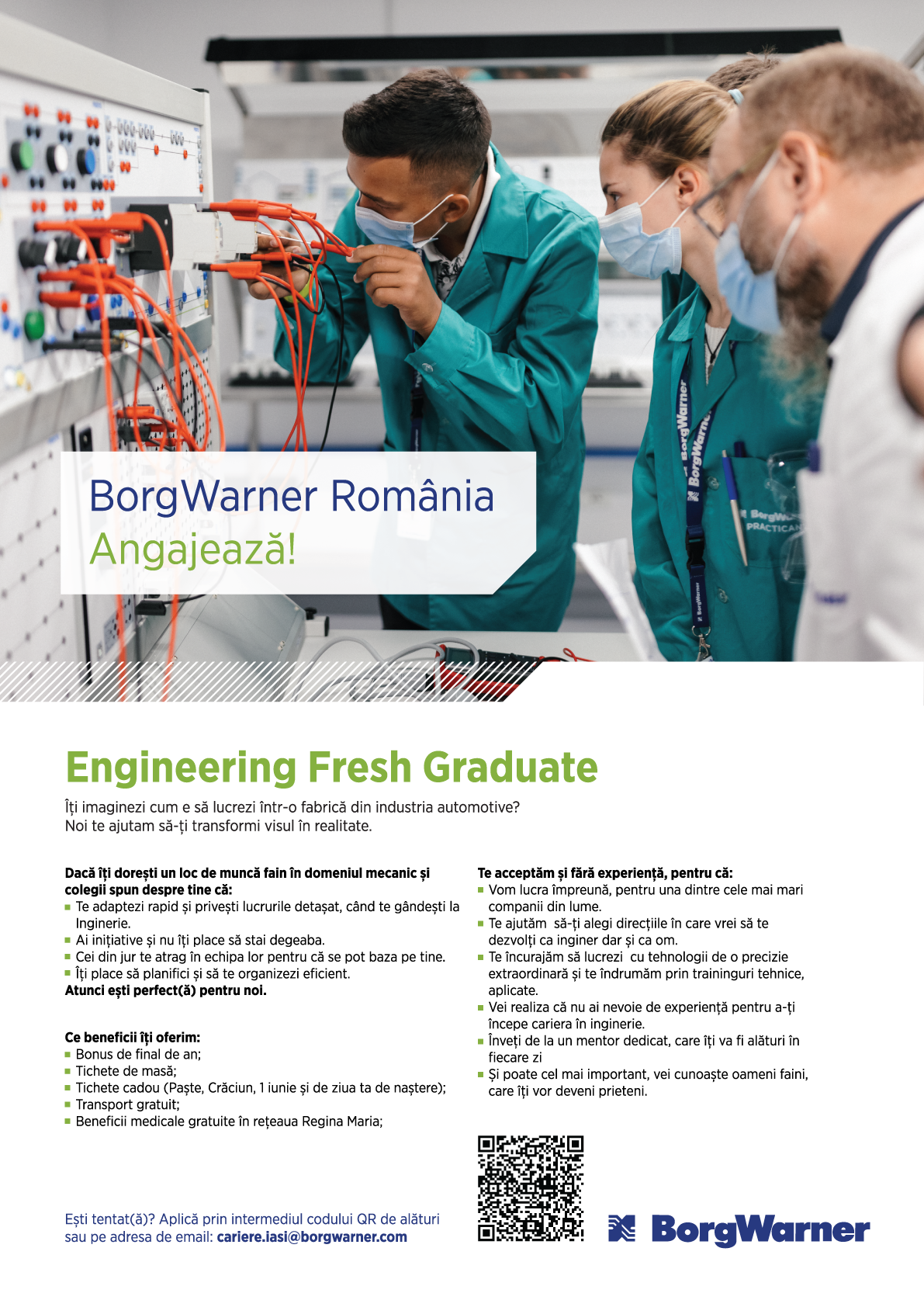 BorgWarner din Iasi - Engineering Fresh Graduate - fim
